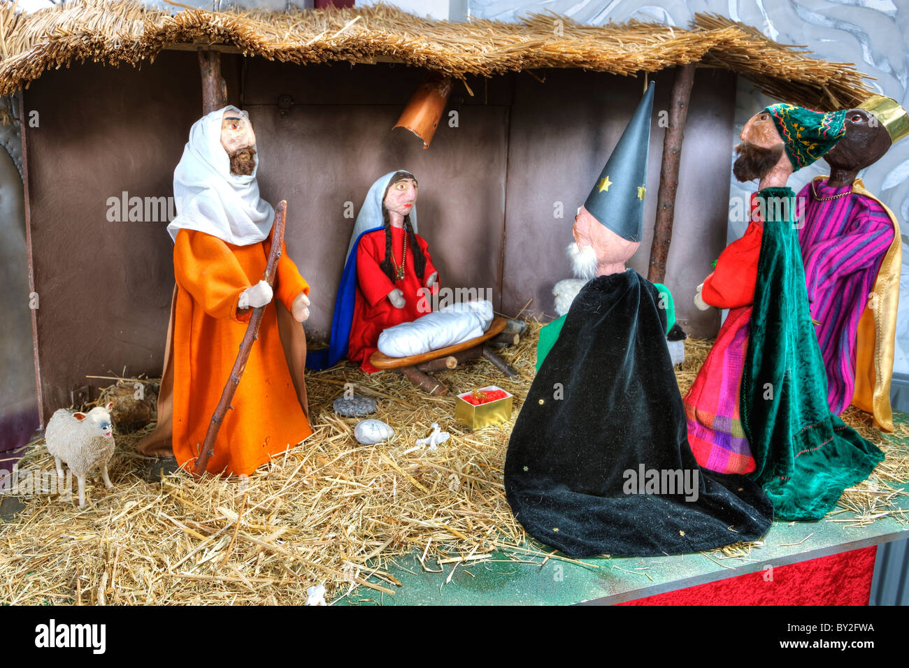 The nativity play Stock Photo - Alamy