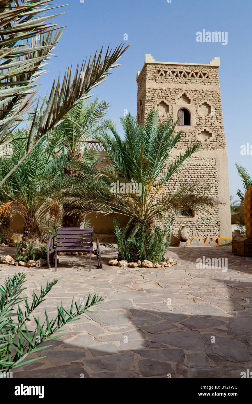 Architecture of the Kasbah Hotel Xaluca near Erfoud, Morocco, North ...