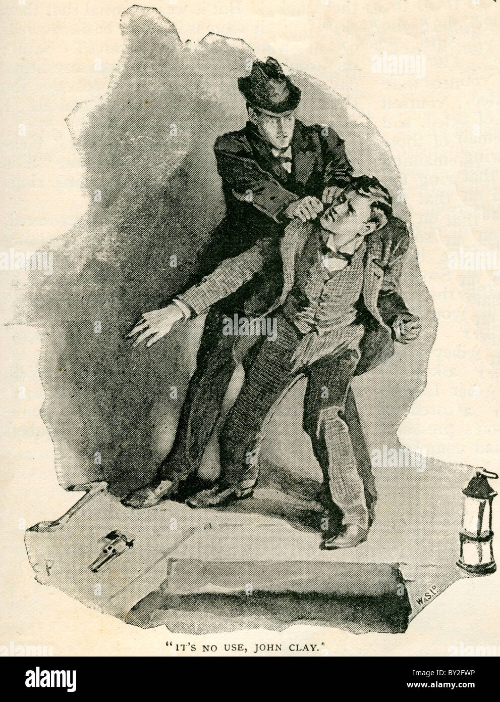 Sherlock Holmes; "It's not use, John Clay"; July to December 1891 Stock ...