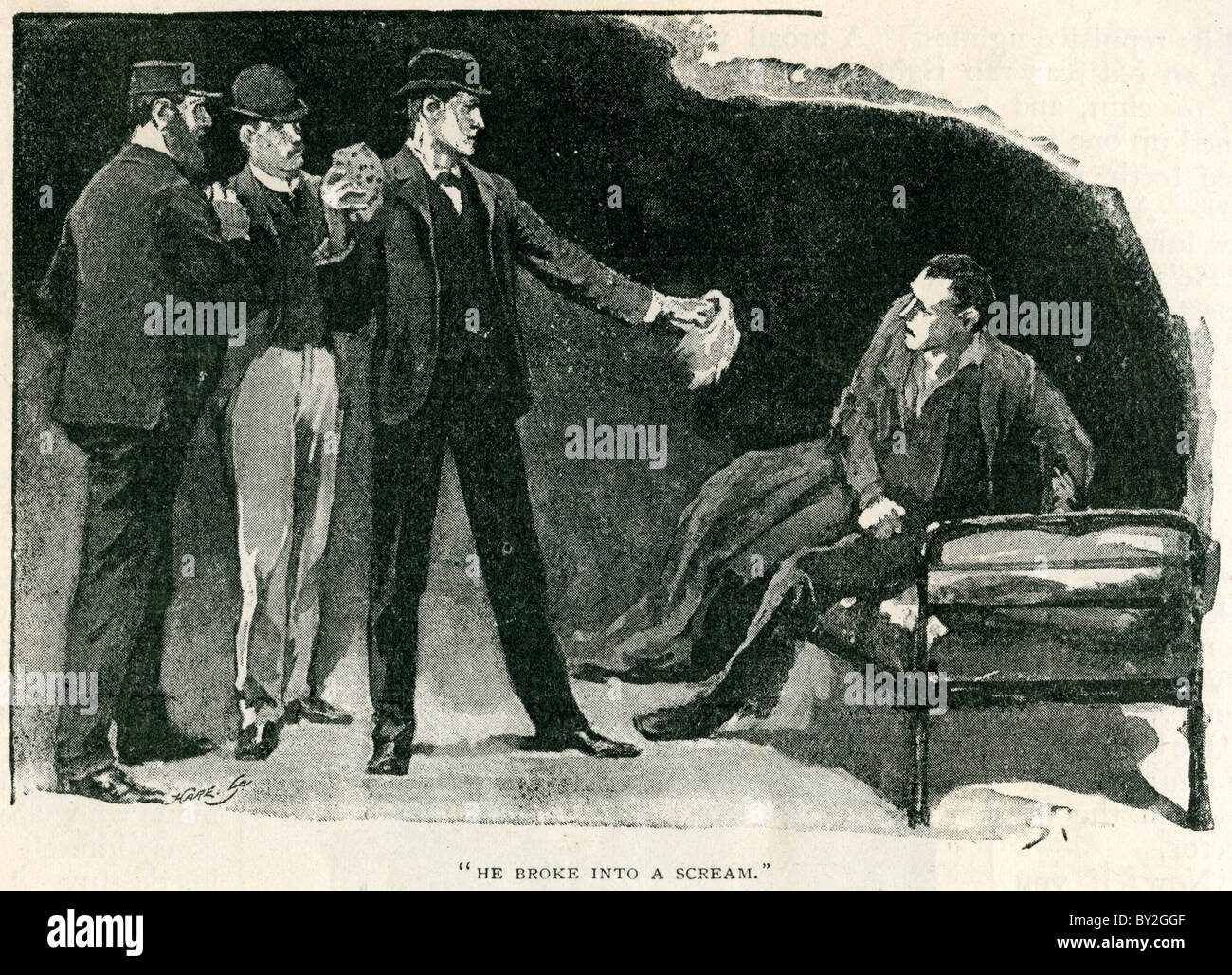 Sherlock Holmes; "He broke into a scream"; July to December 1891 Stock ...