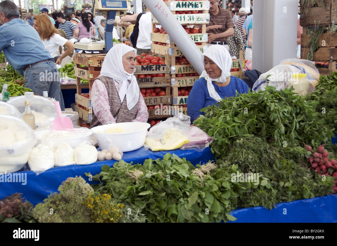 HERBS STALL OLD WOMEN TRADERS DIDIUM BAAZAR MARKET DIDIUM TURKEY DIDIUM ...