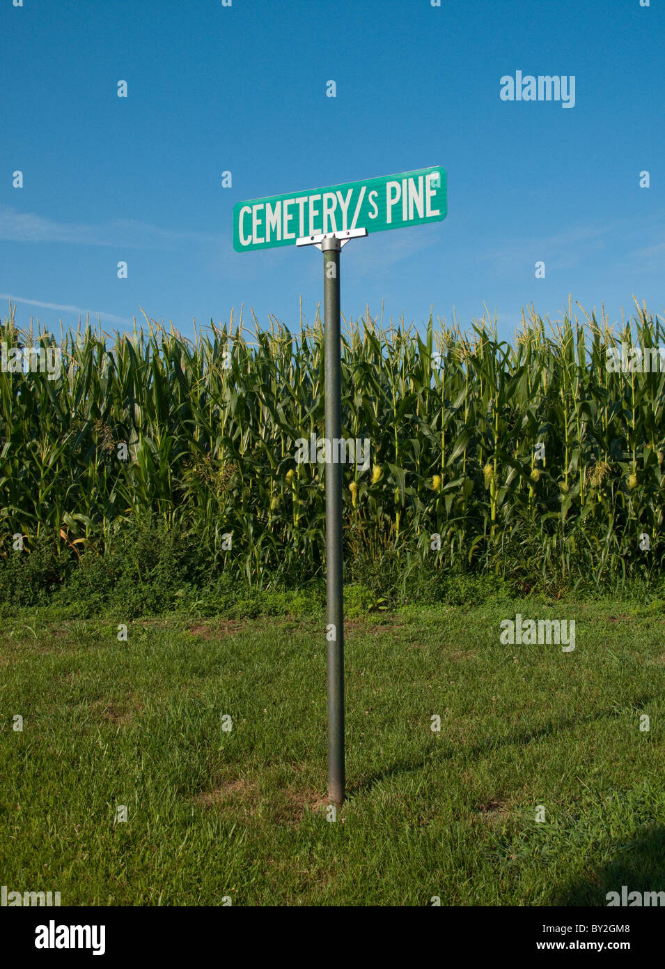 Cemetery Road Sign High Resolution Stock Photography and Images - Alamy