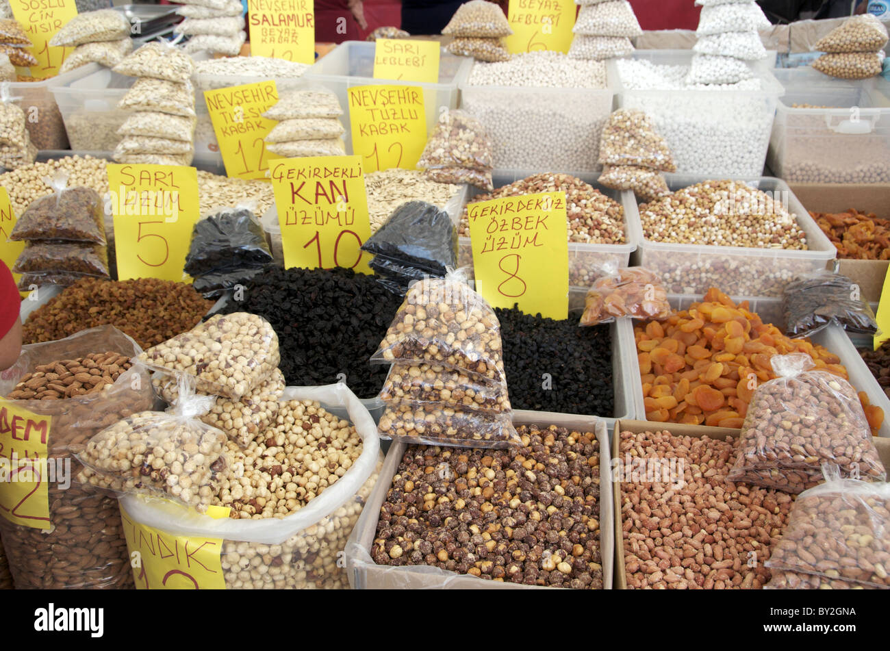 NUTS SEEDS STALL DIDIUM BAAZAR MARKET TURKEY DIDIUM TURKEY DIDIUM ...