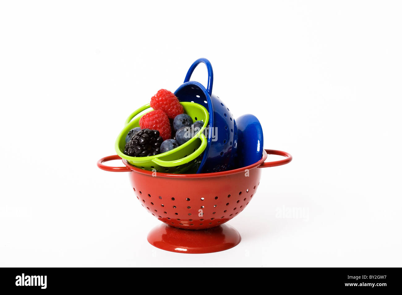 Three berries red fresh Cut Out Stock Images & Pictures - Alamy