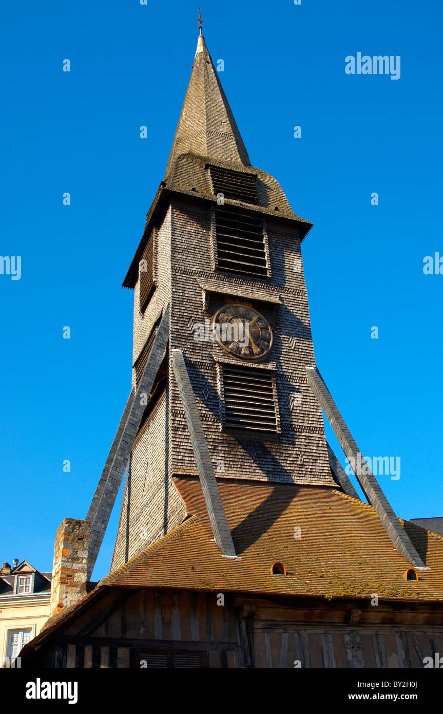 Wooden Church of St Terezza - Market Square HonfleurNormandy France ...