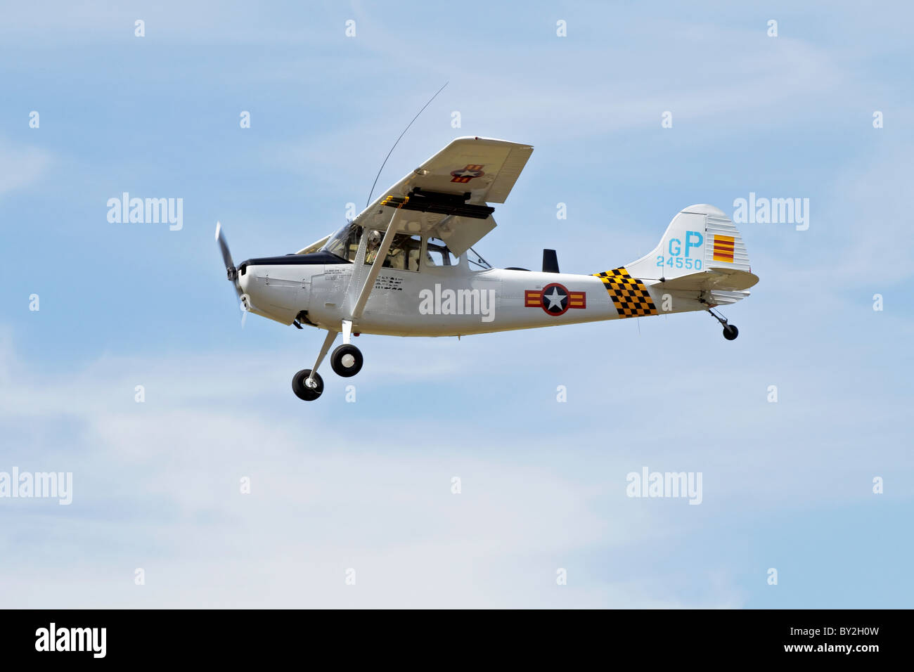 A Cessna O-1 Bird Dog observation aircraft of the South Vietnamese Air ...