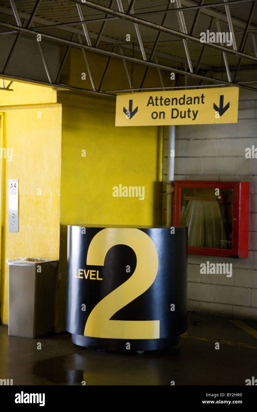 Level 2 in a parking garage, USA Stock Photo - Alamy