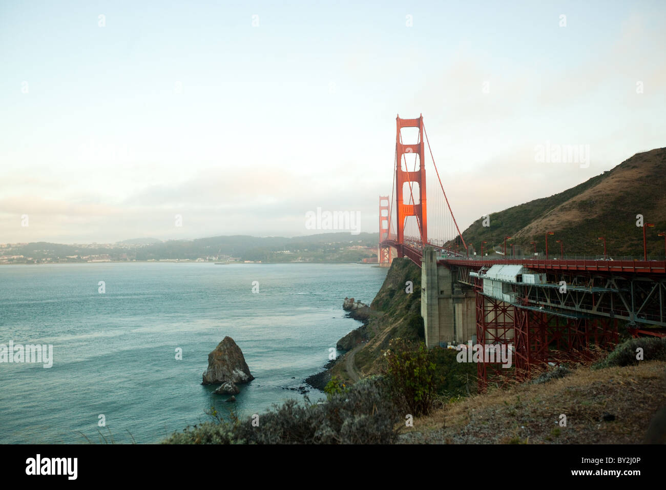 Golden Gate bridge overlooking San Francisco Stock Photo - Alamy