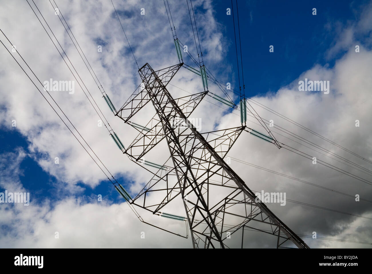 An electricity pylon Stock Photo - Alamy
