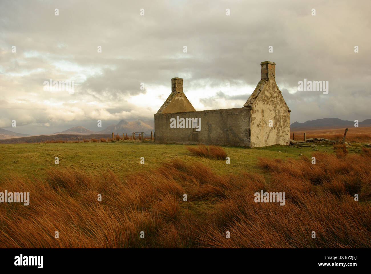Ruined Croft in North Sutherland Stock Photo - Alamy