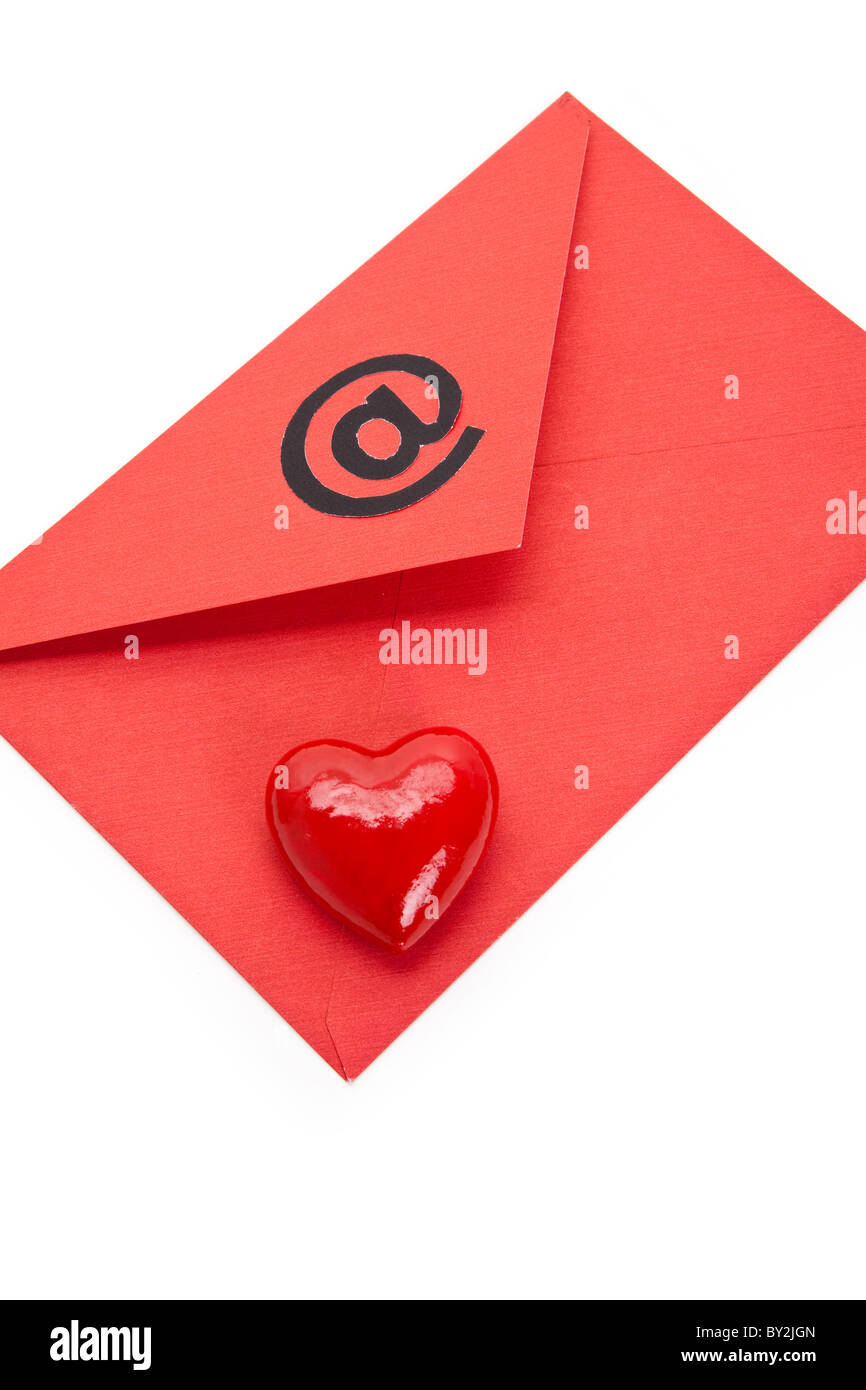 Envelope with heart hi-res stock photography and images - Alamy