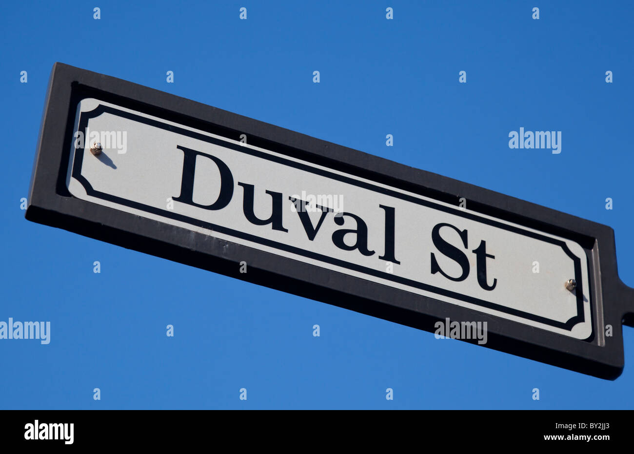 Duval Street sign, Key West, Florida, USA Stock Photo - Alamy