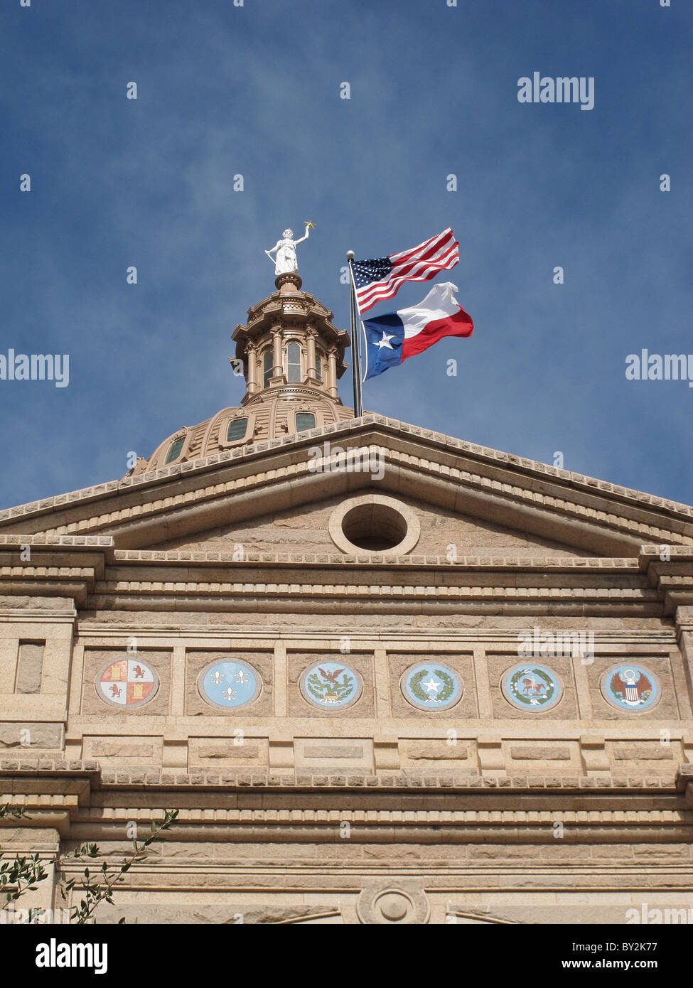 Texas state capitol building flags hi-res stock photography and images ...