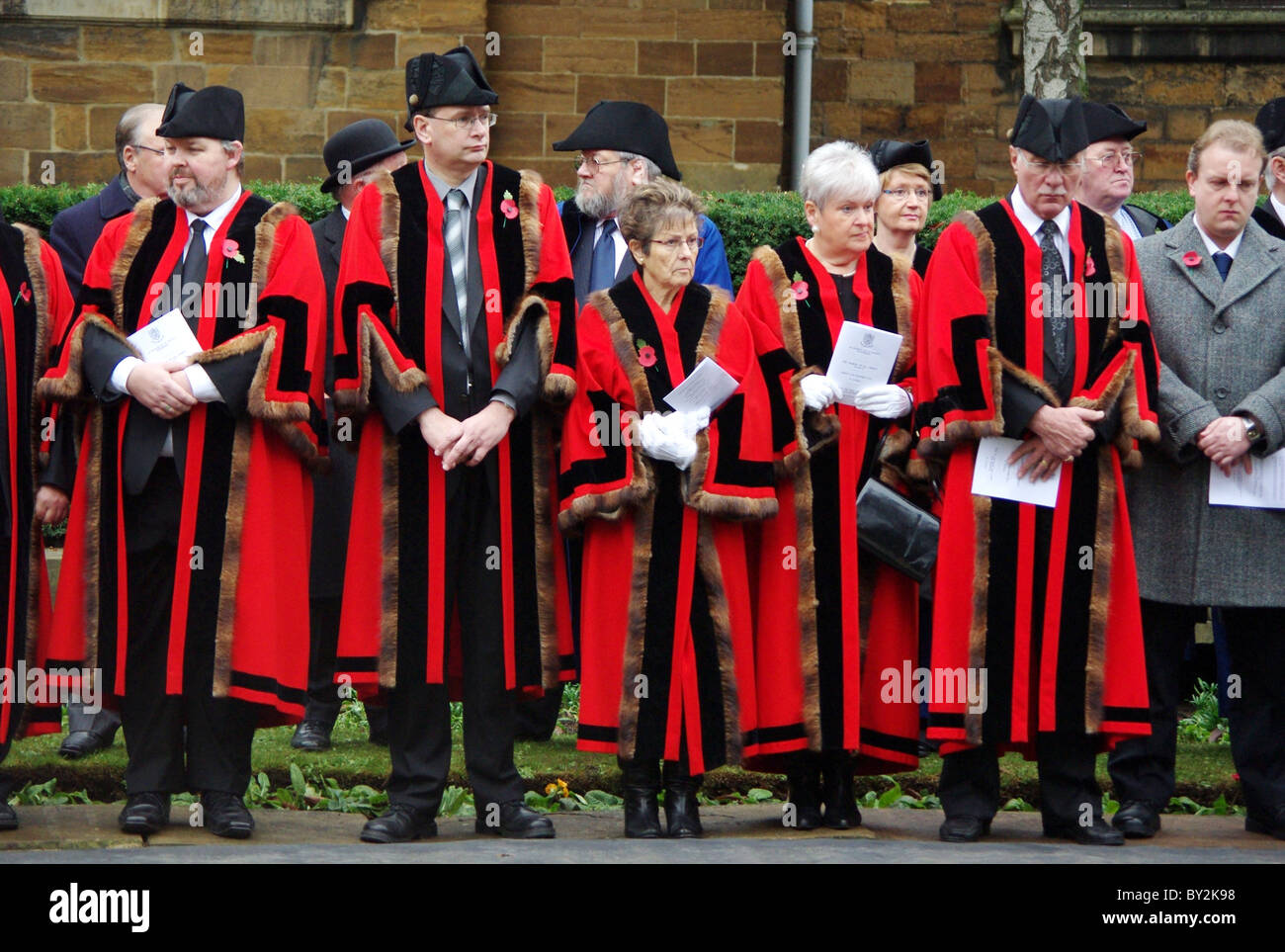 Remembrance day dignitaries hi-res stock photography and images - Alamy