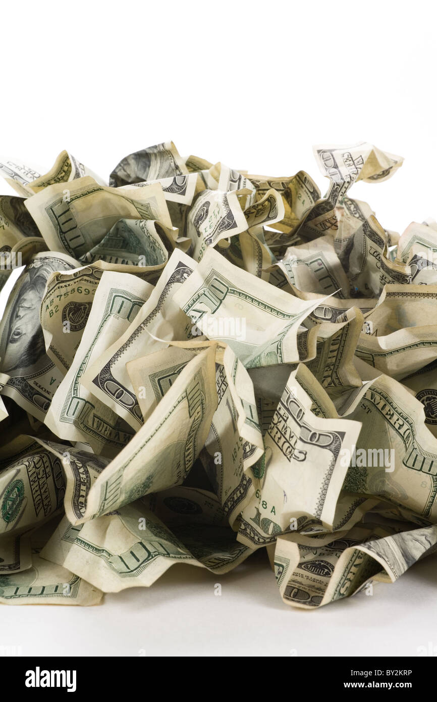 Hundred dollar bill stack hi-res stock photography and images - Alamy