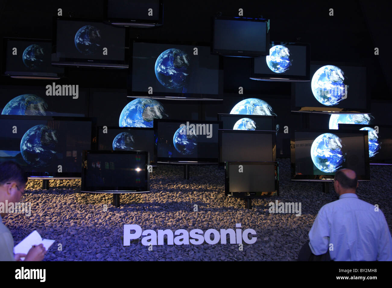 The stand of Panasonic at IFA 2008, Berlin, Germany Stock Photo - Alamy