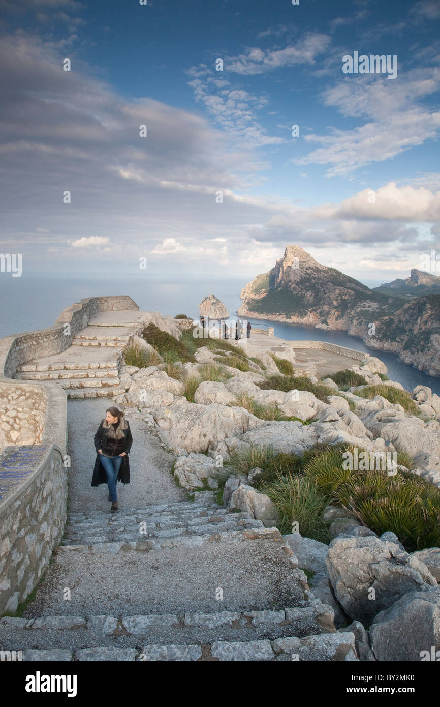Creueta Viewpoint on Formentor in Mallorca, Spain Stock Photo - Alamy
