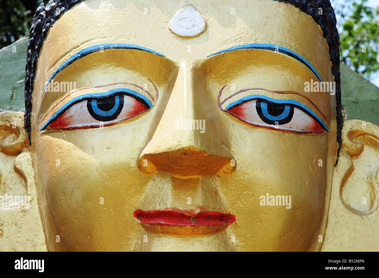 Buddhist face hi-res stock photography and images - Alamy