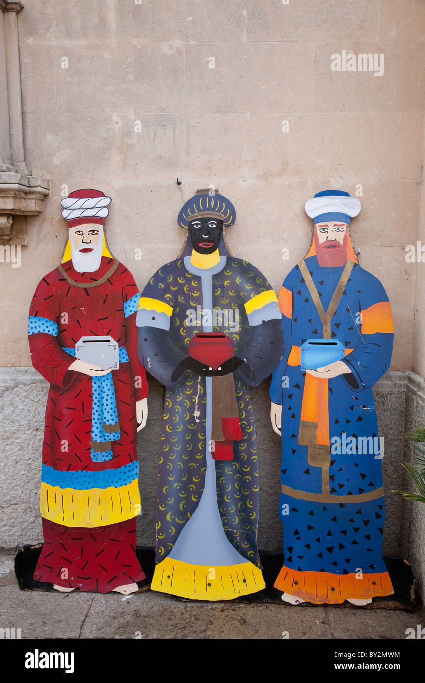 The Three Kings used in the Spanish Celebration of Epiphany with Letter ...