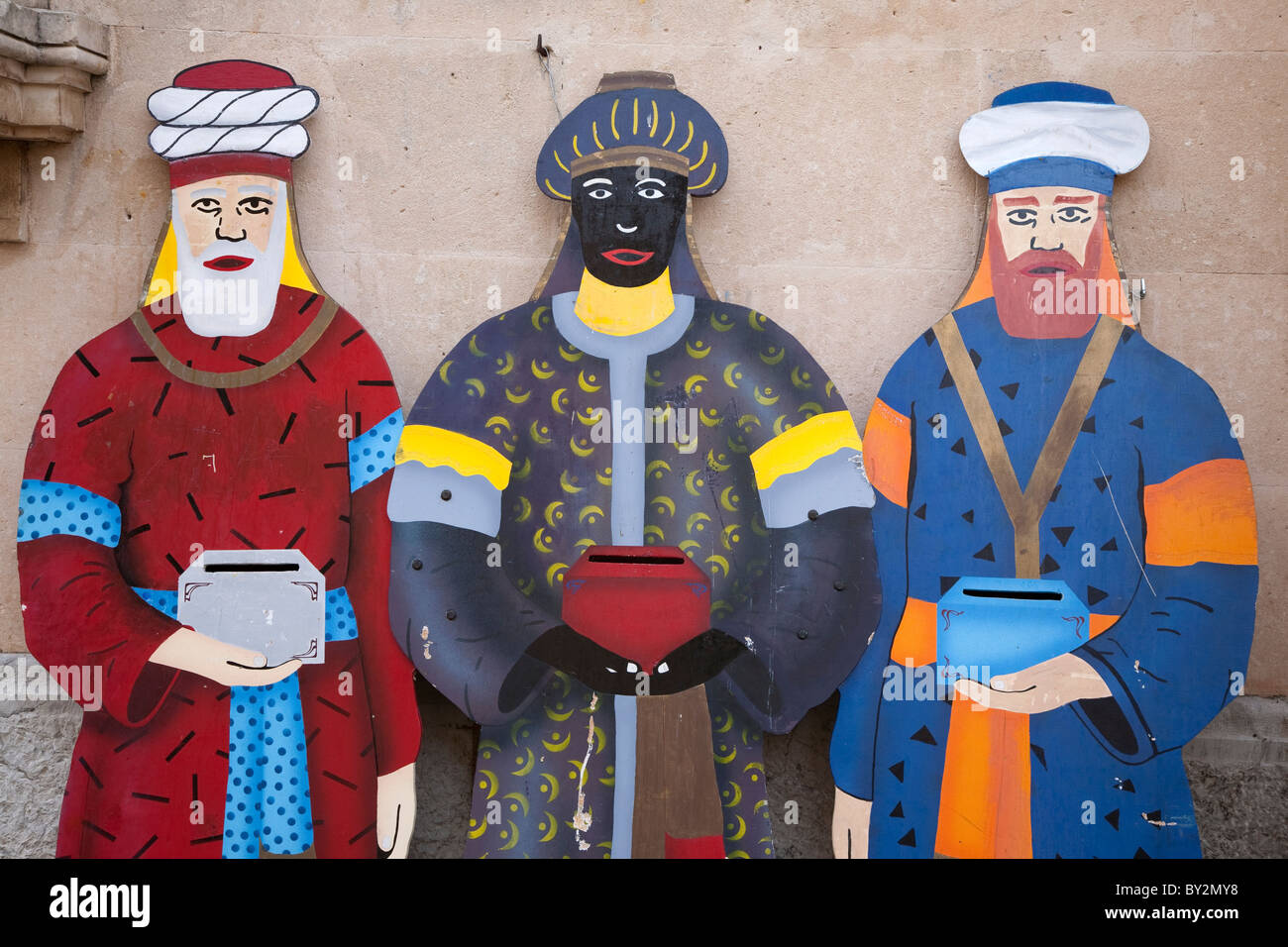 The Three Kings used in the Spanish Celebration of Epiphany with Letter ...