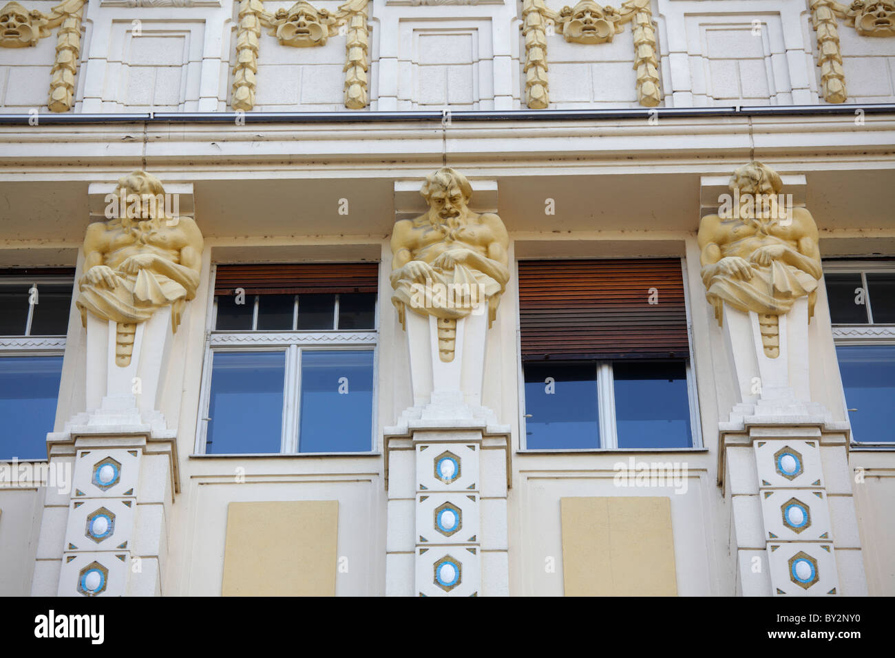 Traditional architecture in the old town of Bratislava, Slovakia Stock ...