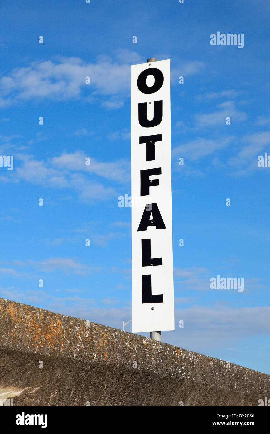 Raw sewage sign hi-res stock photography and images - Alamy