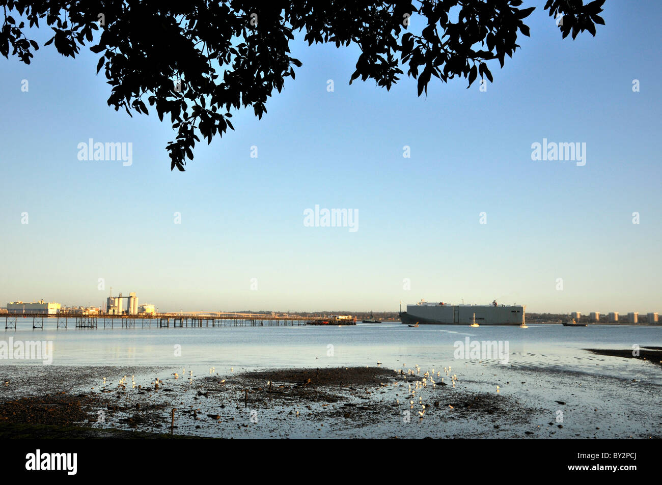 Southampton container train hi-res stock photography and images - Alamy