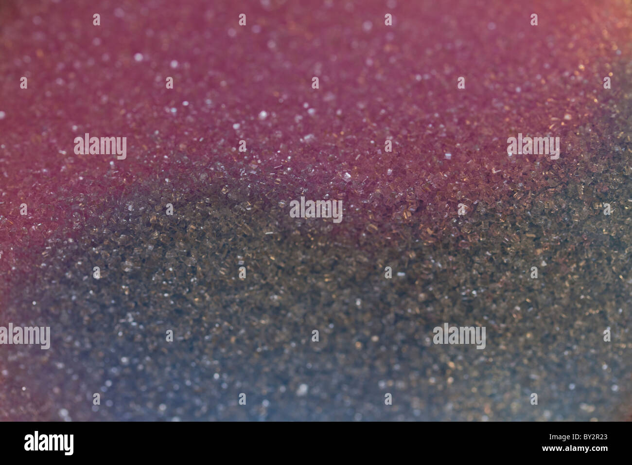 A wave of pink and blue sugar Stock Photo - Alamy