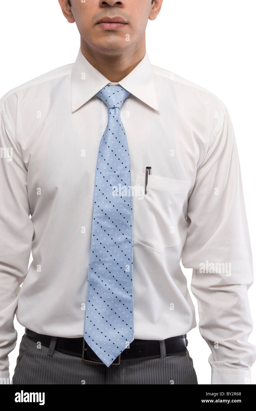 One man standing facing the camera Stock Photo - Alamy