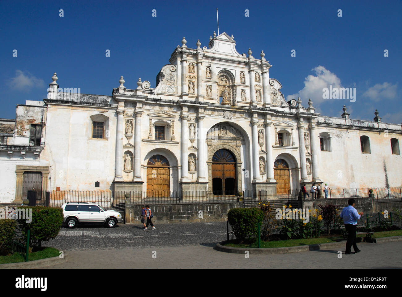 Cathedral in Antigua, Sacatepequez Department, Guatemala, Central ...