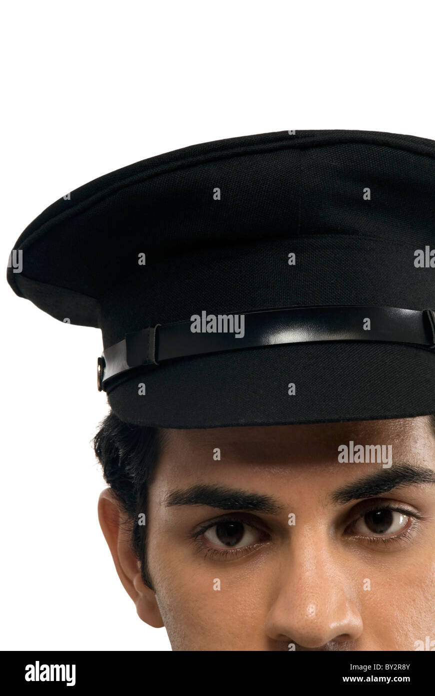 Indian police cap hi-res stock photography and images - Alamy