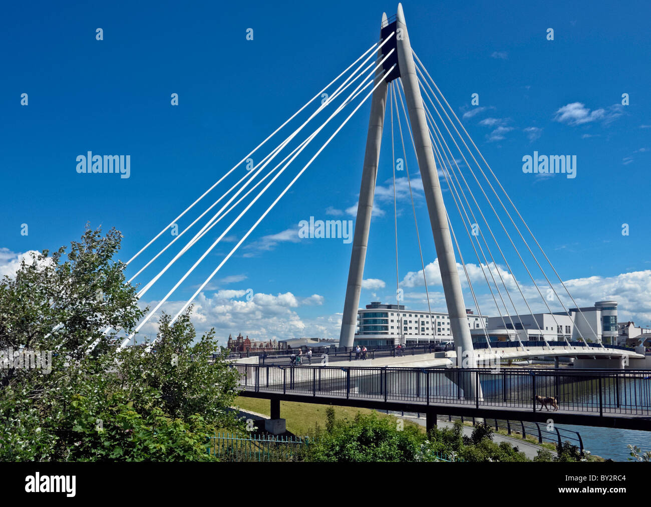 Marine way bridge southport hi-res stock photography and images - Alamy