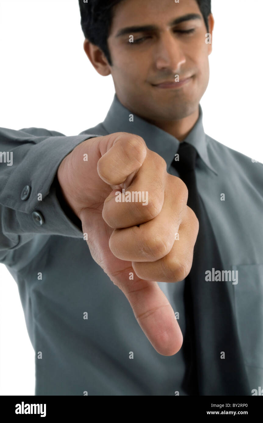 Businessman Thumbs Down High Resolution Stock Photography and Images ...