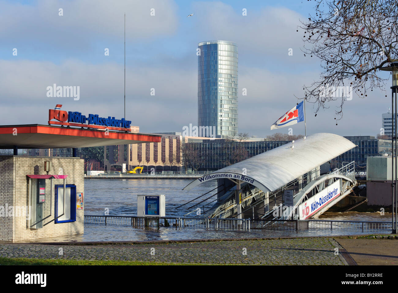 The Flooded City of Cologne in 2011 Stock Photo - Alamy