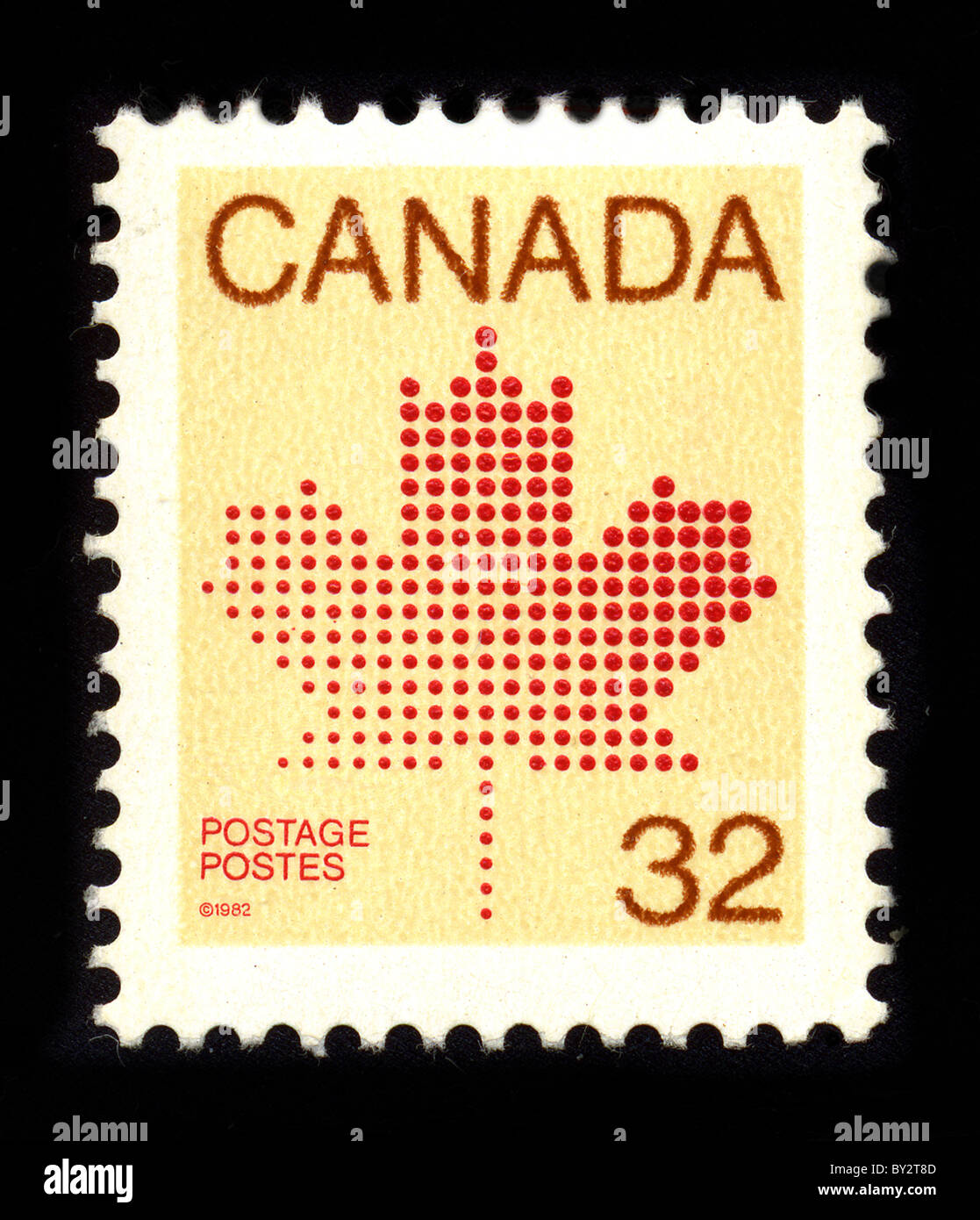 Canada flag old postage stamp hi-res stock photography and images - Alamy