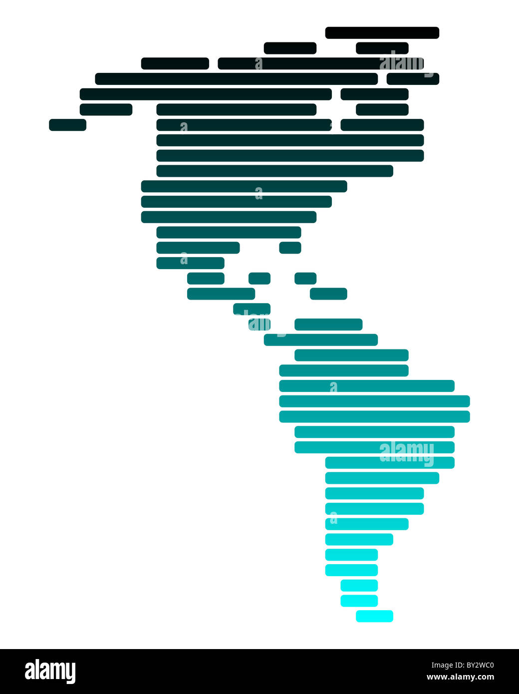 Map of America Stock Photo - Alamy