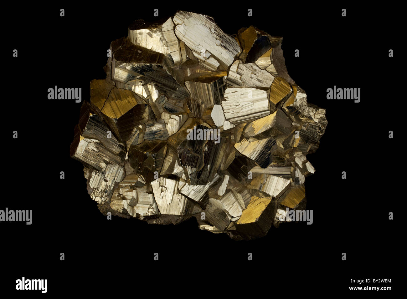 Pyrite (FeS2) (Iron sulfide) Popularly known as "fool's gold ...