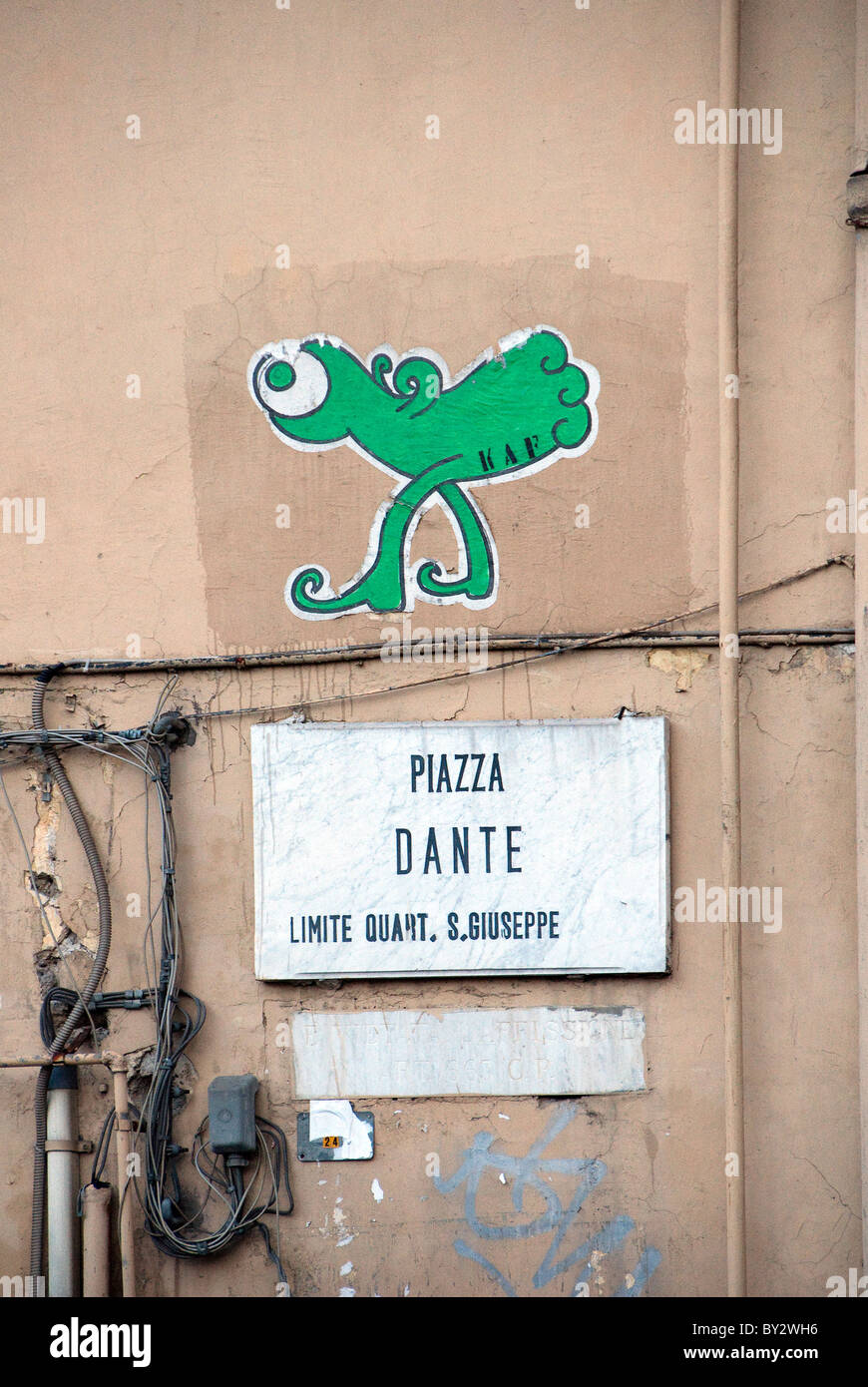 Dante street art hi-res stock photography and images - Alamy