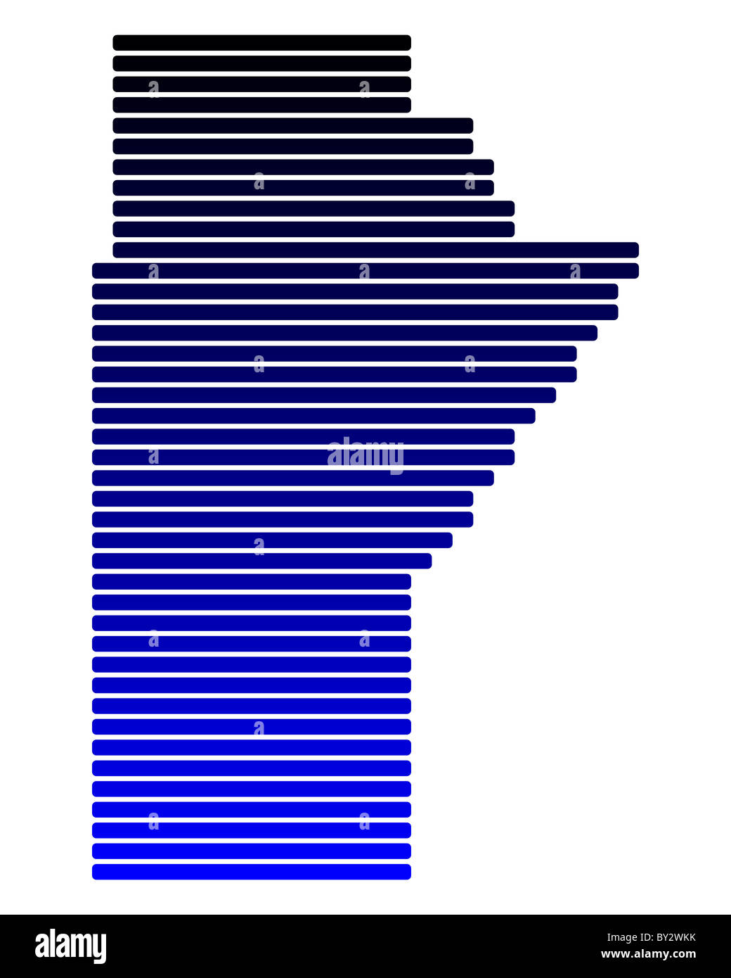 Map of Manitoba Stock Photo - Alamy