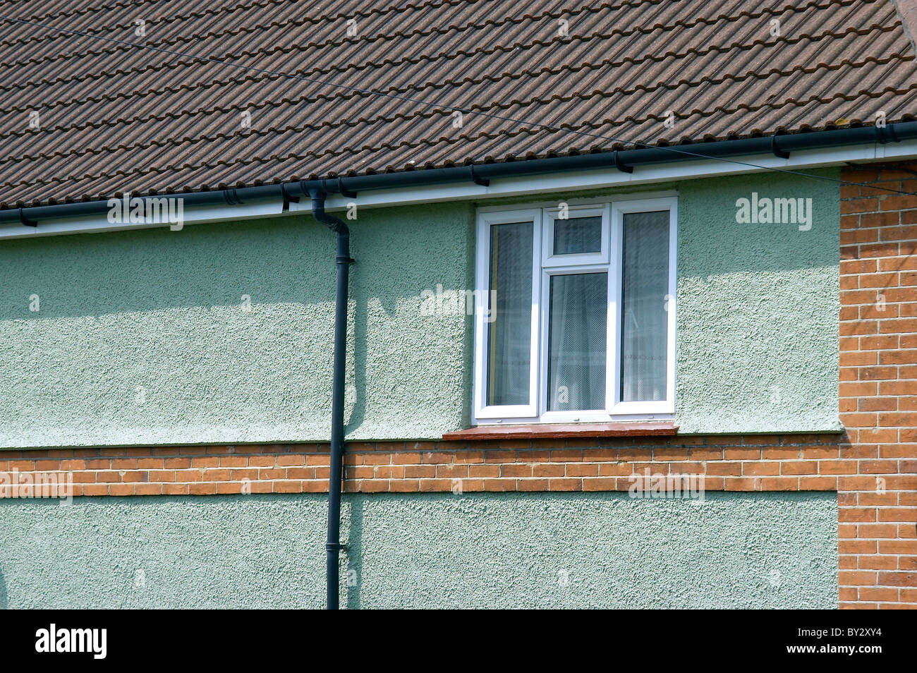 Detail of a PVC window Stock Photo - Alamy