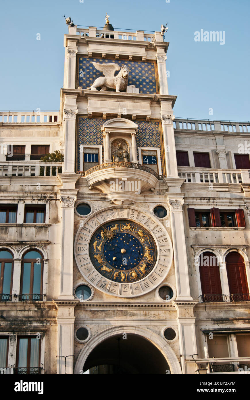 clock tower of San Marco, Venice, Italy Stock Photo - Alamy