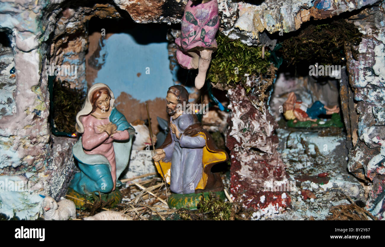 Neapolitan Nativity Scene Stock Photo - Alamy
