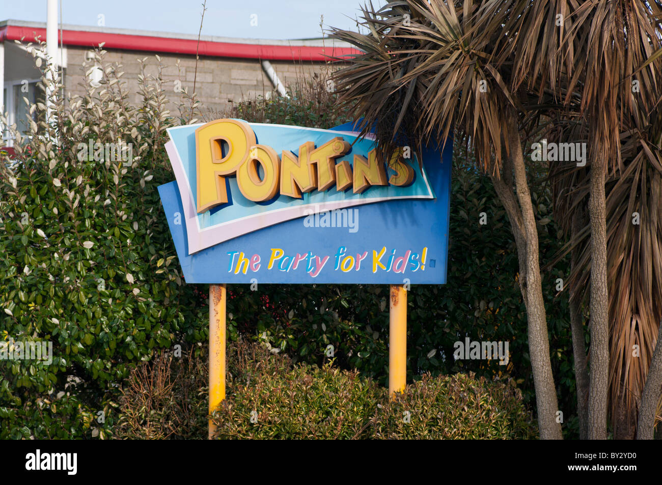 Pontins Holiday Camp Sign Stock Photo - Alamy