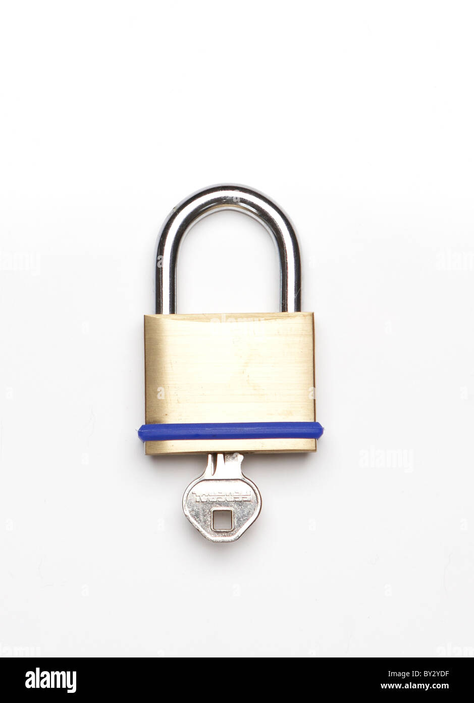 Padlock and key Stock Photo - Alamy