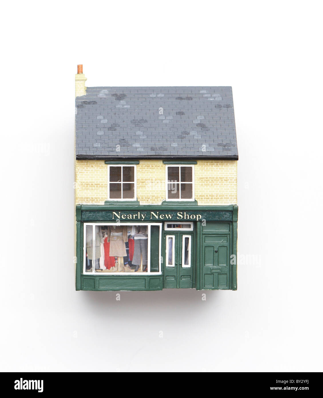 Small brick house chimney Cut Out Stock Images & Pictures - Alamy