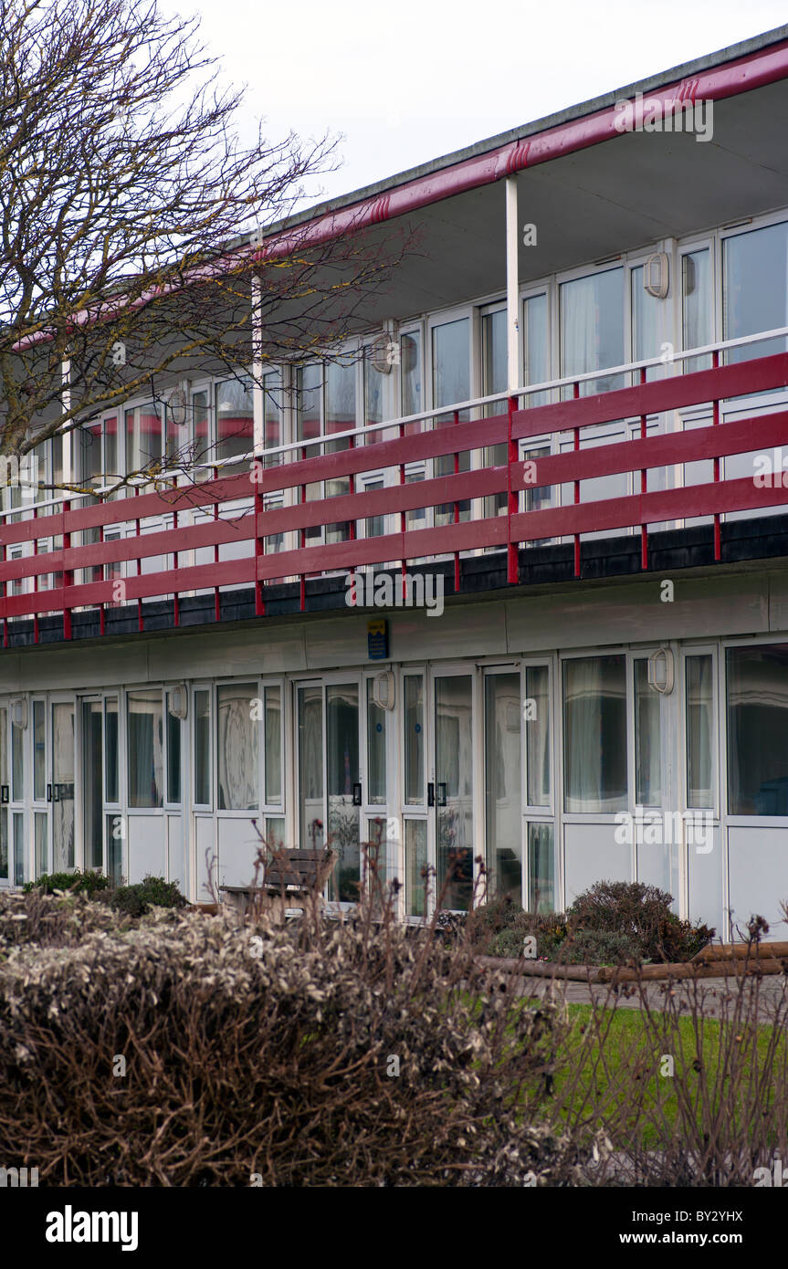 Chalets At Pontins Holiday Camp Camber Sands East Sussex England Stock ...