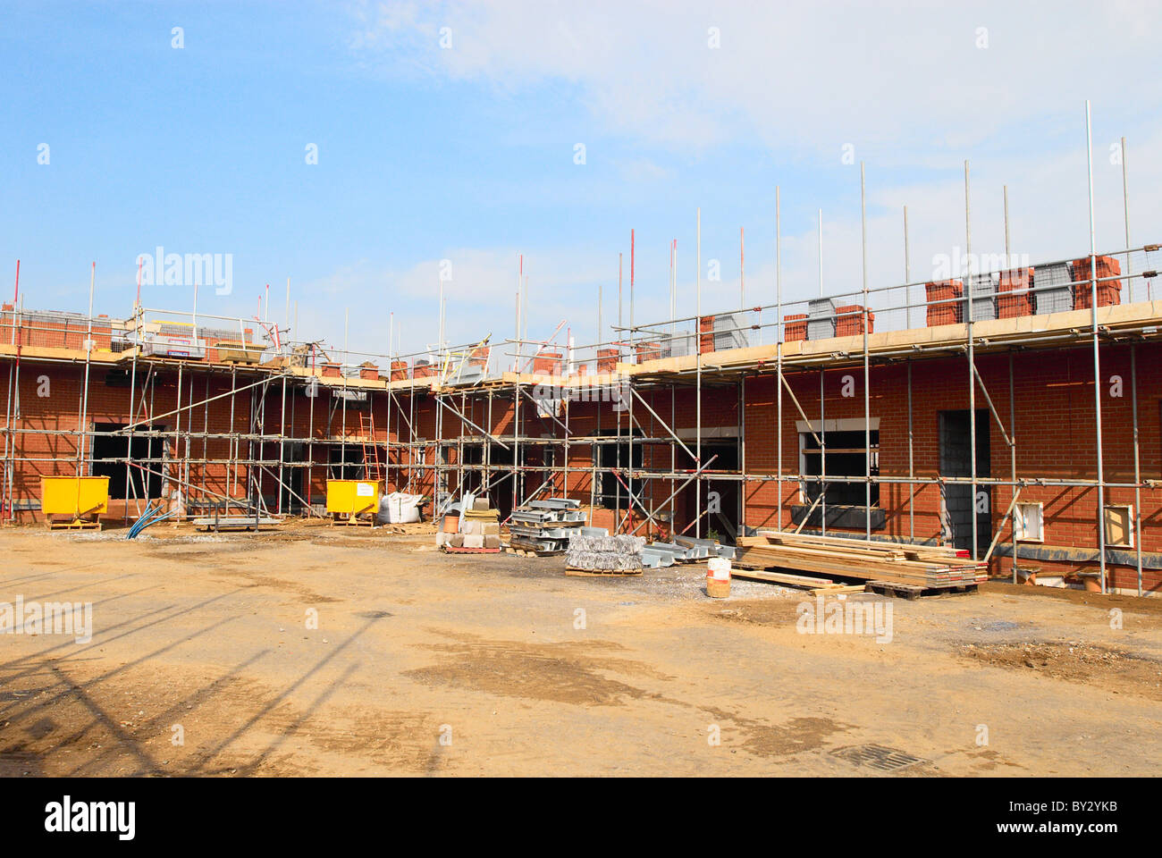 New housing development under construction England UK Stock Photo - Alamy