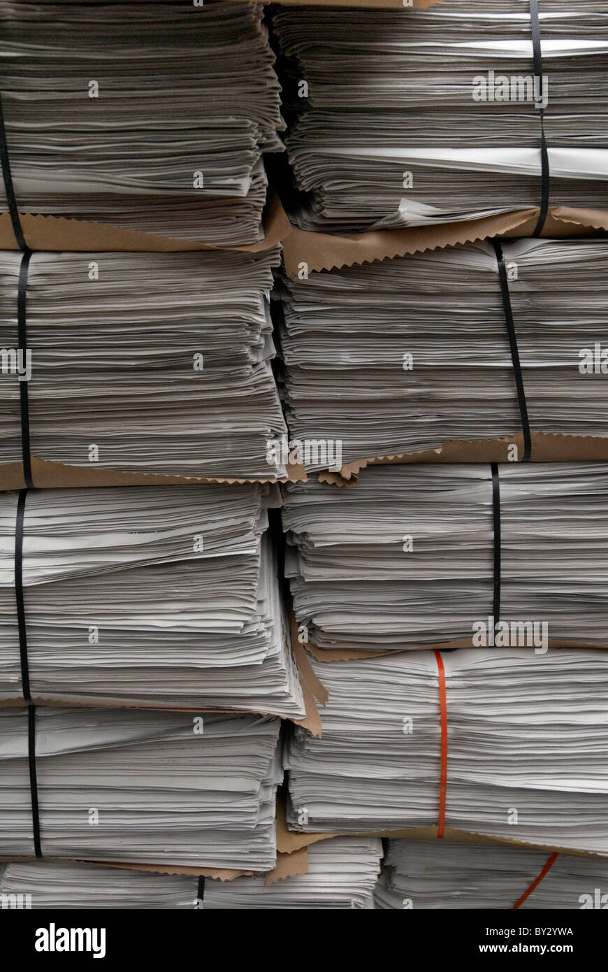 Stacks of newspapers Stock Photo - Alamy