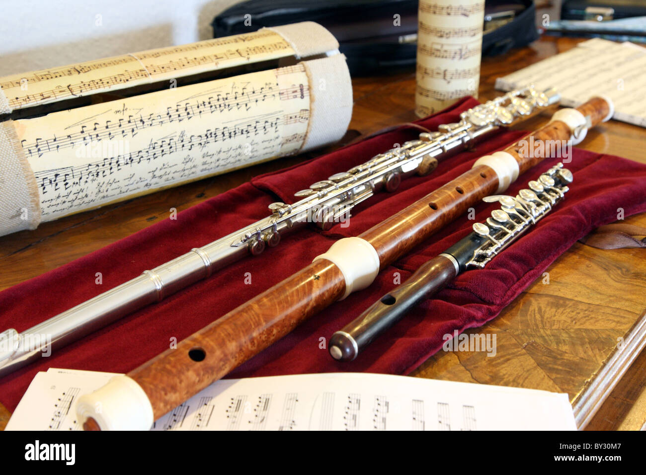 Flutes Stock Photo - Alamy