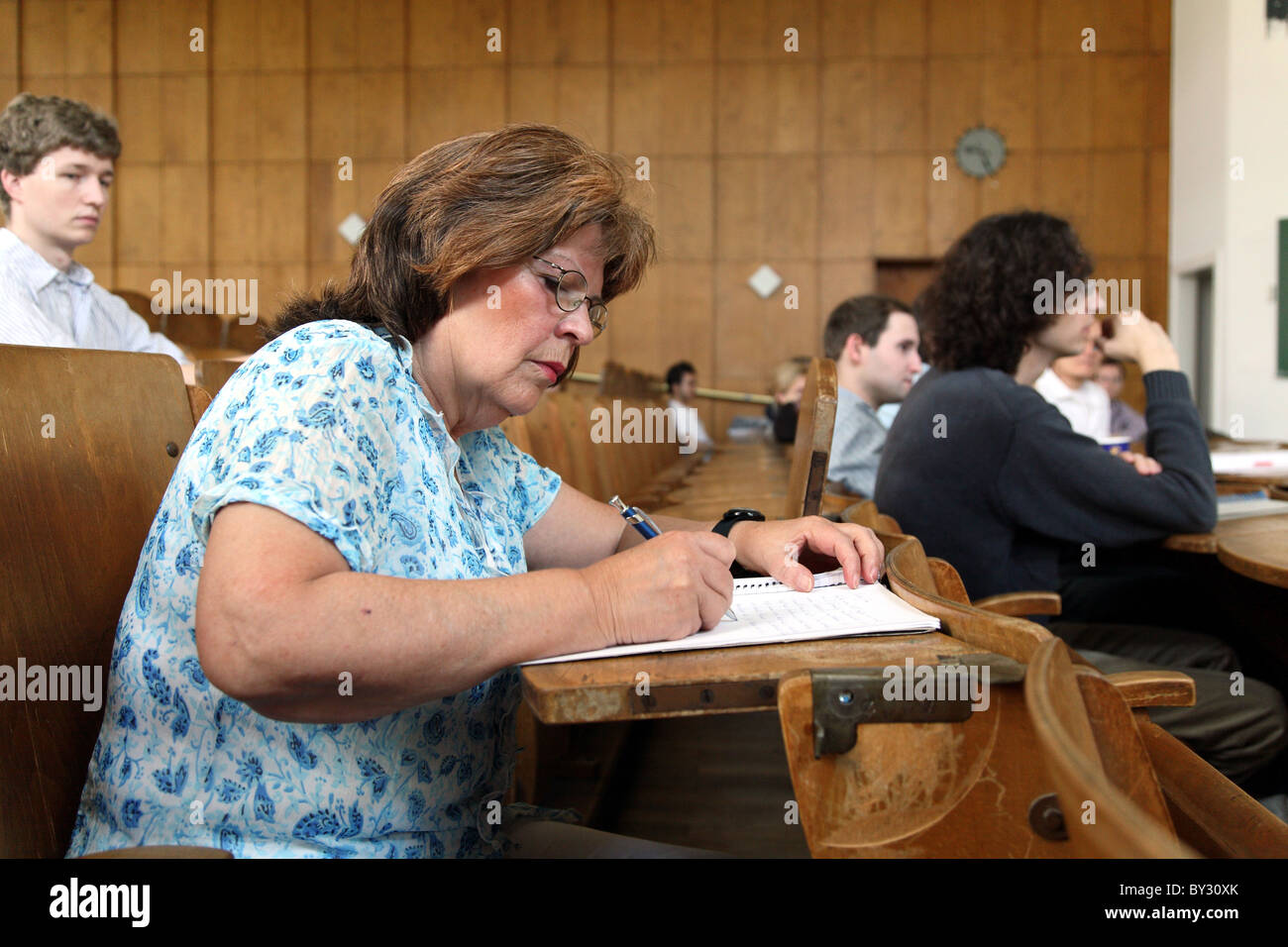 Old university lecture hall hi-res stock photography and images - Alamy